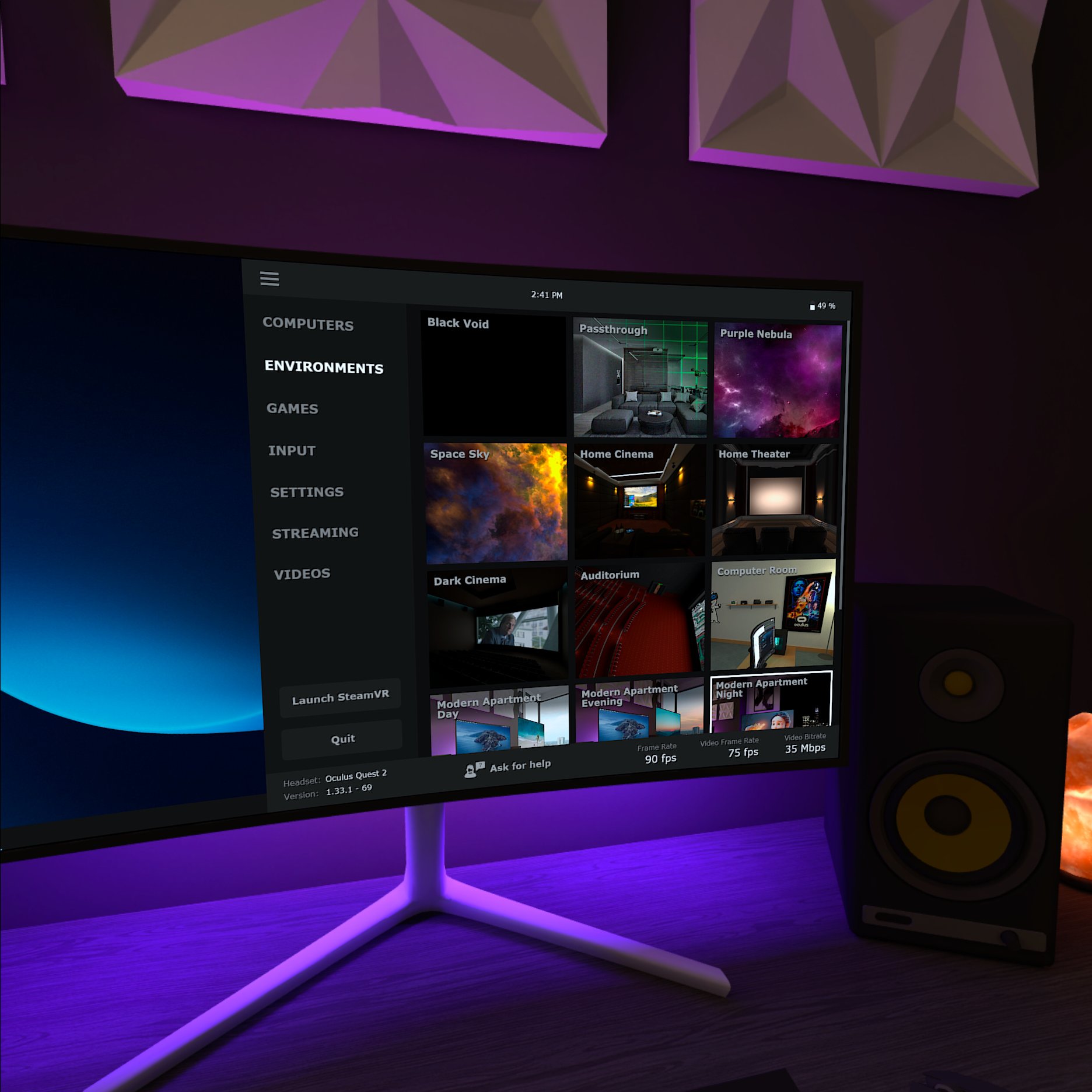 Настройки Virtual Desktop | Meta Quest RU - Wiki